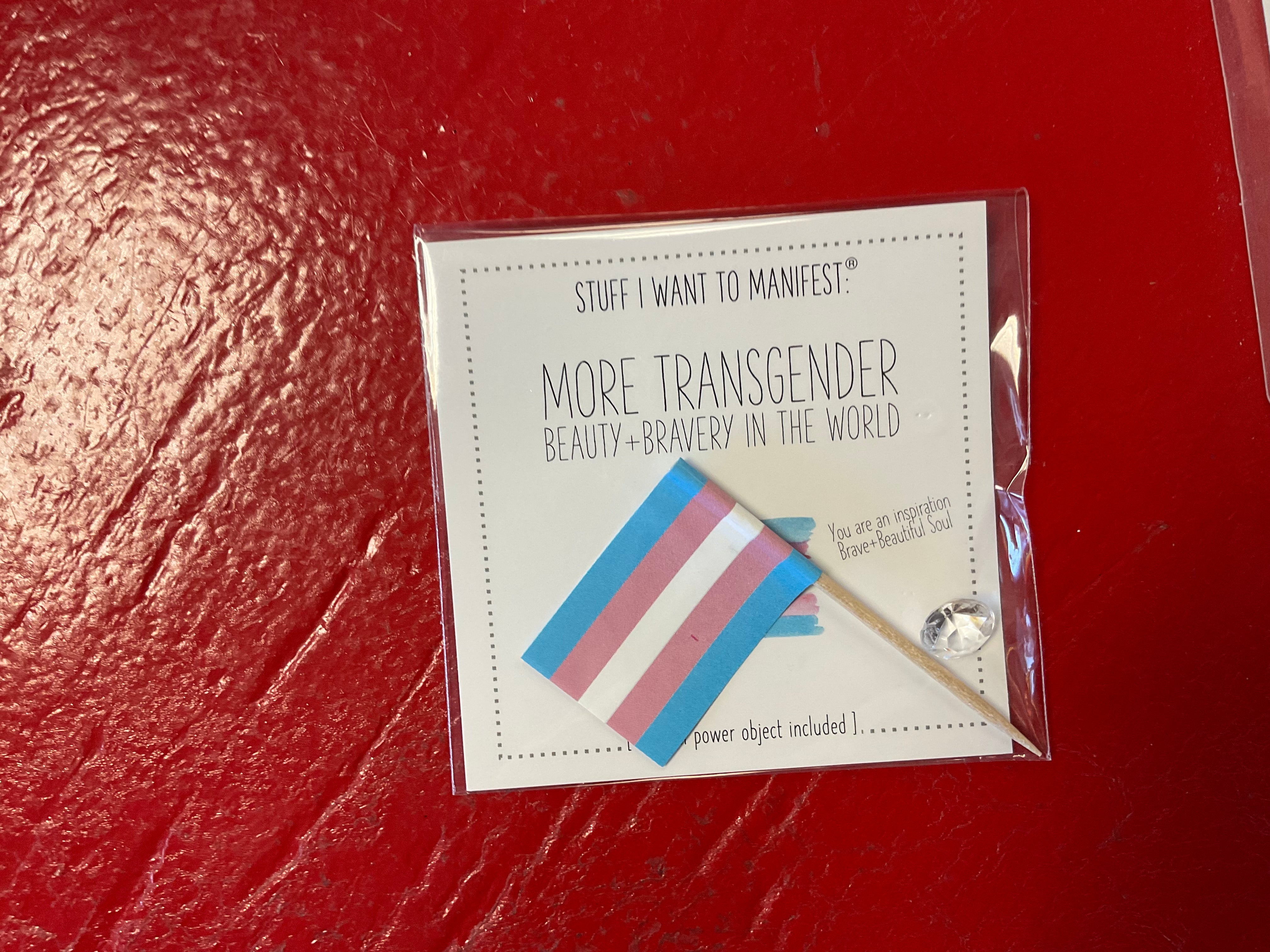 Manifest charm trans flag – Up4Drea